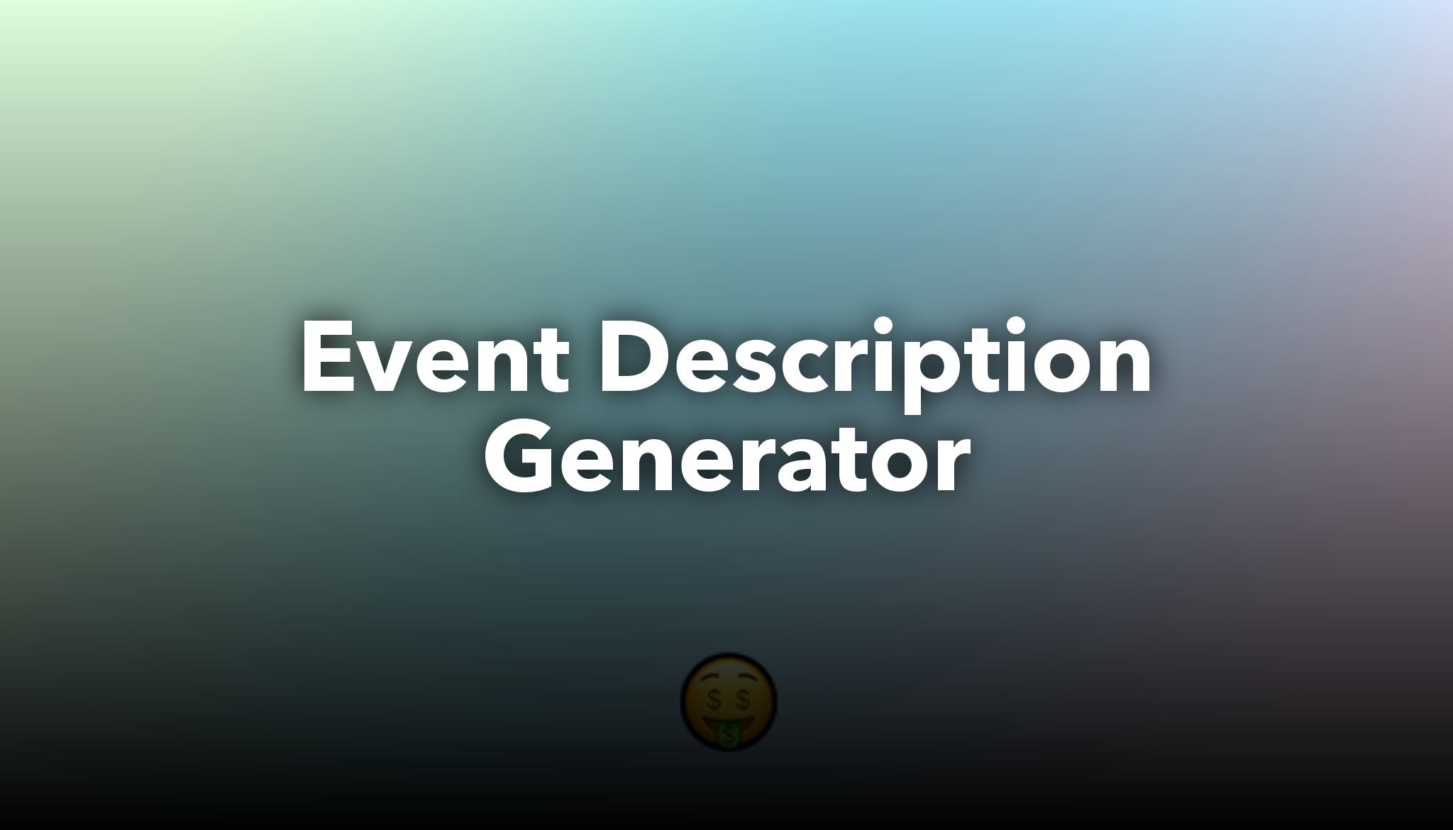 Event Description Generator | nichesss